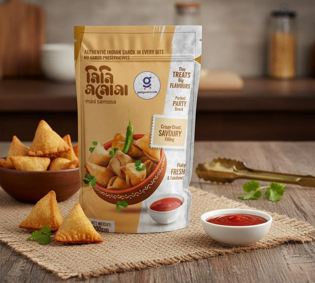 Buy Mini Samosa 200g Online | Crispy Snack | Ganguram Sweets