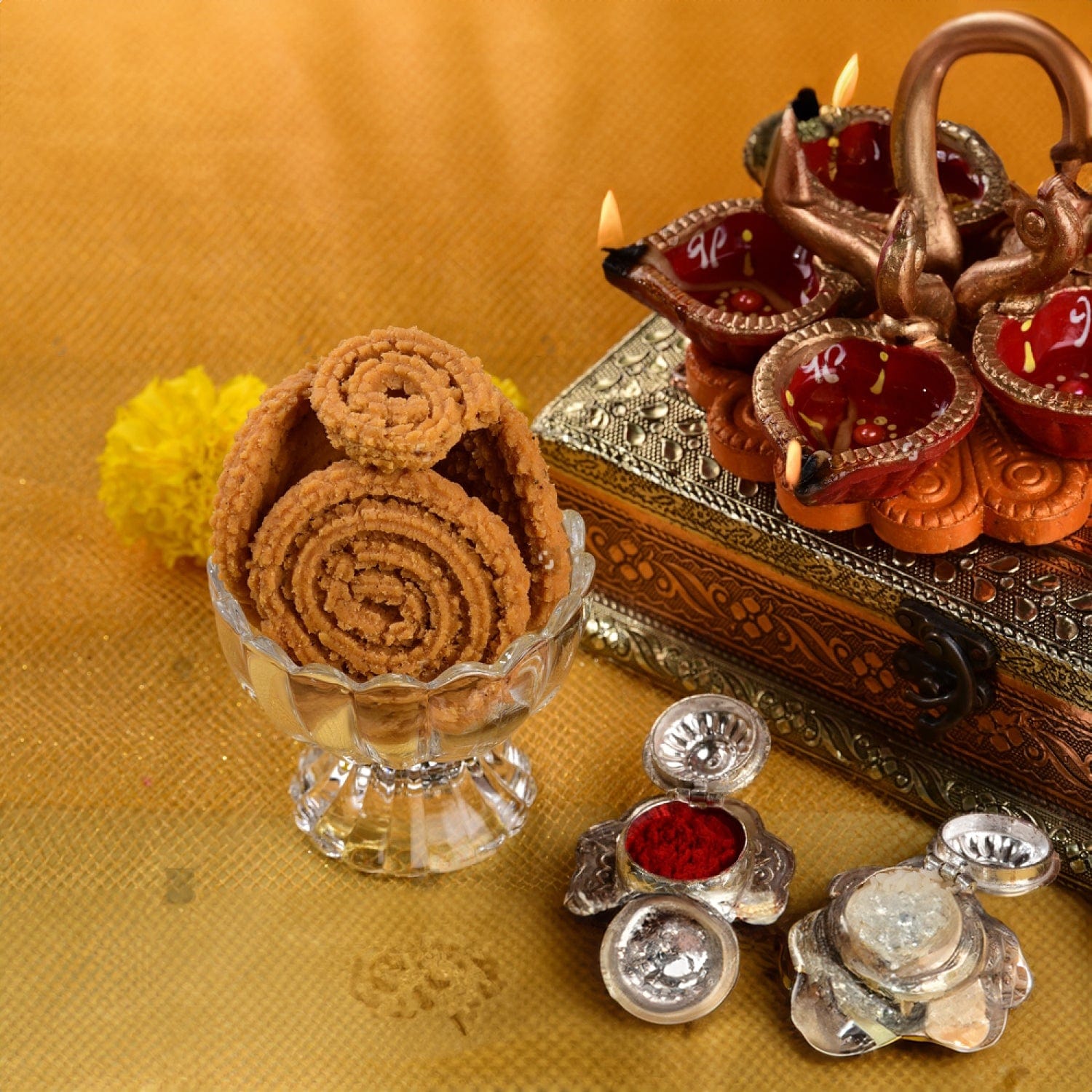 murukku [100 grams] - 1 packet – Ganguram Sweets