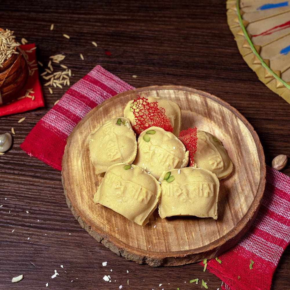 nolen gurer jalbhara sandesh [400 grams] - 8 pieces – Ganguram Sweets