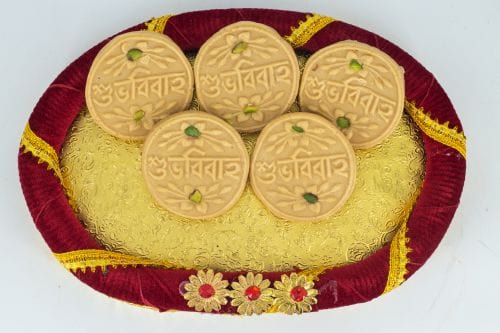 shubh vivah [tattya] - 15 pieces - 1 dala – Ganguram Sweets