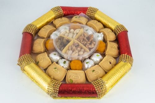 sweets dala [square] - 1 tray – Ganguram Sweets